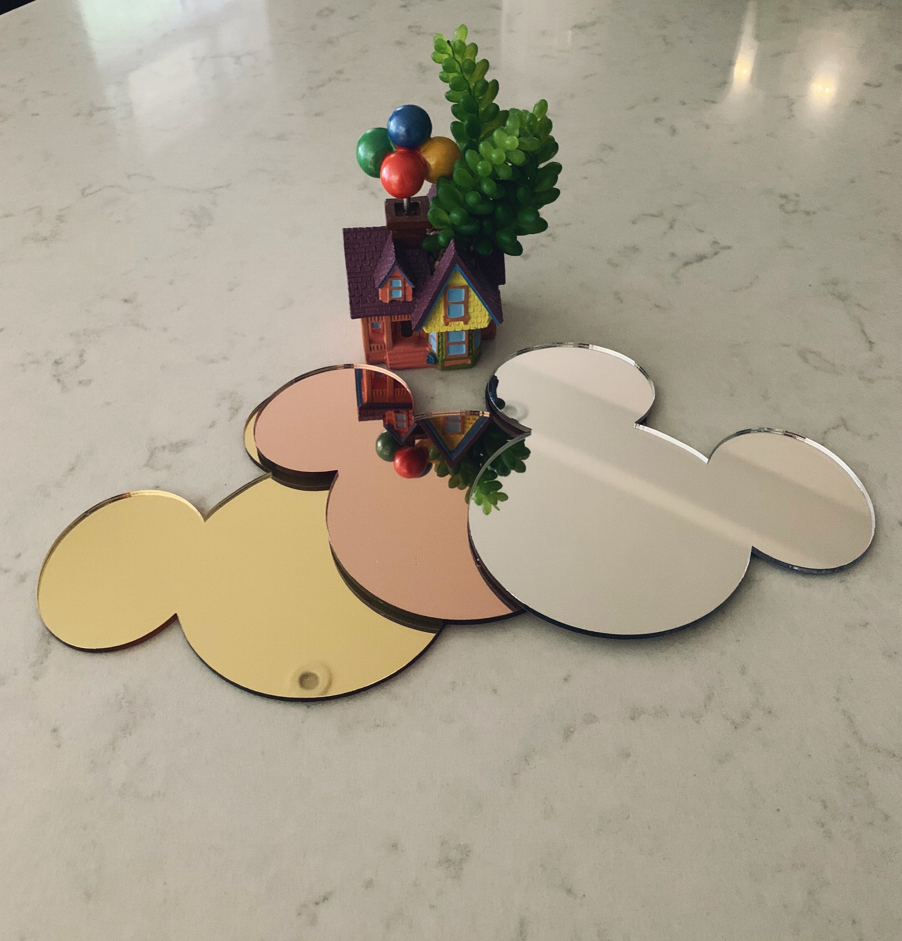 Mirrored Mickey Coaster sold Individually Disney Home - Etsy UK