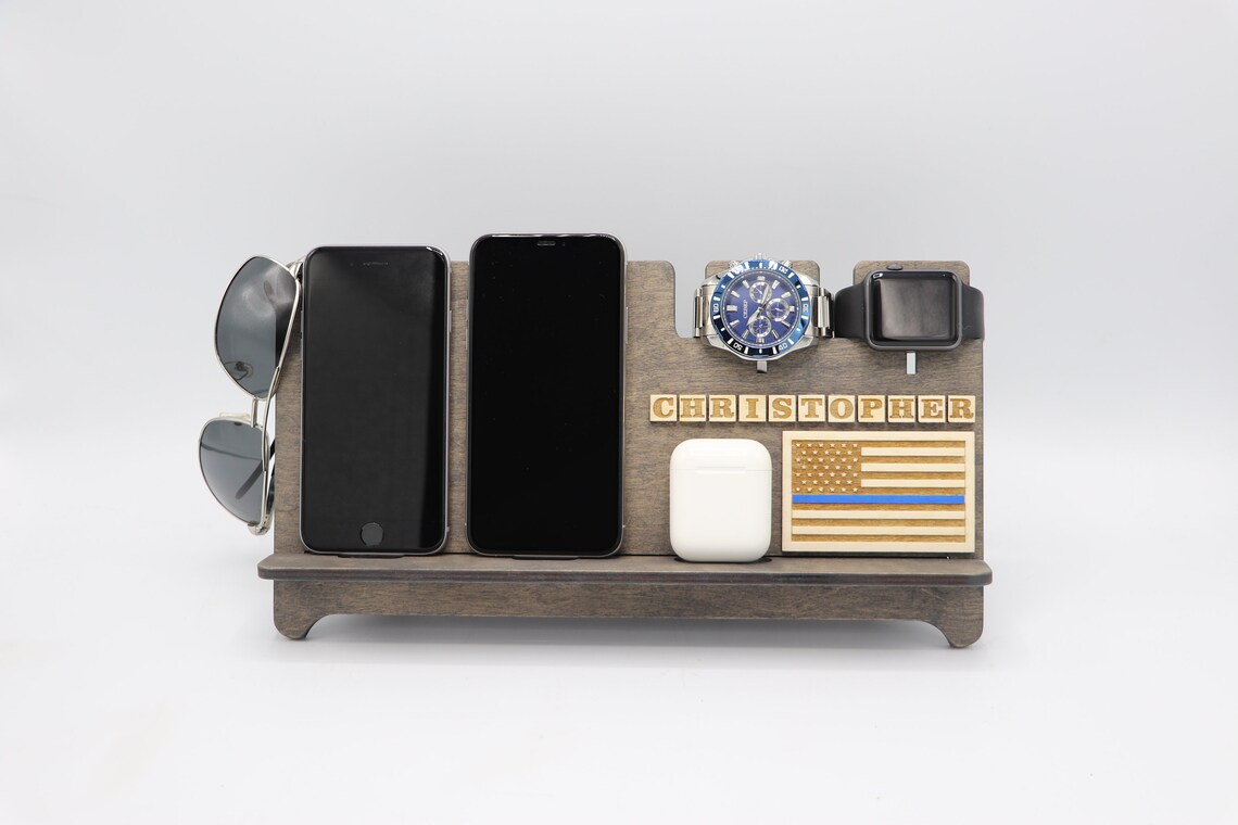 Personalized Police Officer Gift for Men, Police Organizer, Law Enforce ...