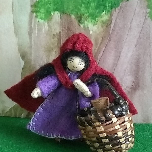 Red Riding Hood Doll - Etsy