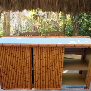 Pontoon Bar. Weatherproof All PVC Tiki Bar, Epoxy Resin Art Bar Top ...