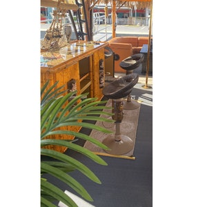 Pontoon Bar. Weatherproof All PVC Tiki Bar, Epoxy Resin Art Bar Top ...