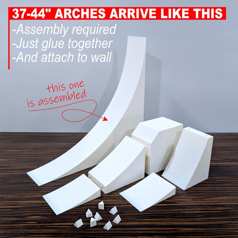 37-53 Inch Doorway Arch Kit (2PCS - ONE SET) - Transform Entryways ...