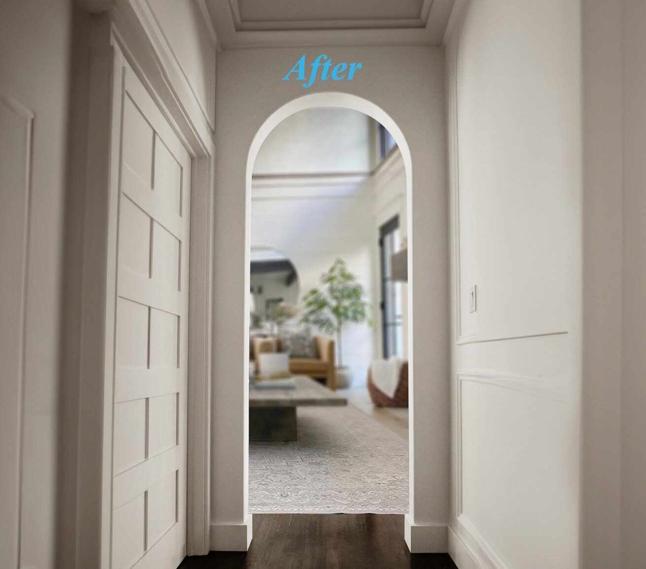 Doorway Arch Kit 2PCS Transform Boring Entryways Easy to Install for 30 ...