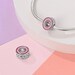 Pink 26 Alphabet Letter Charms for Bracelet, 925 Sliver Charms, Moment ...
