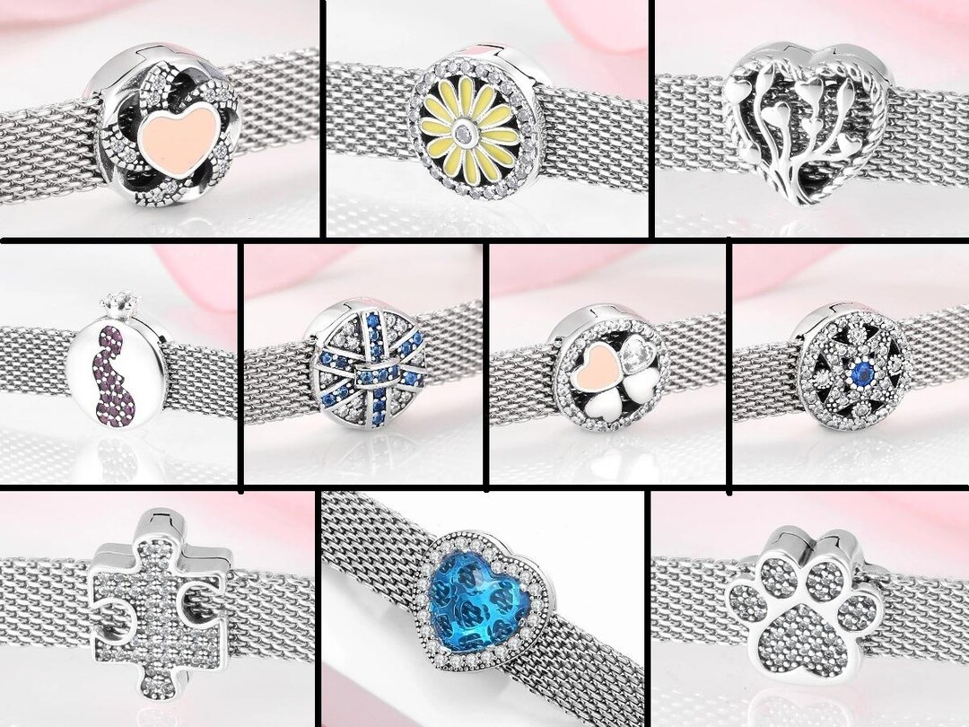 Reflection Charm, Reflexions Bracelet Clip Charm, 925 Sterling Silver ...
