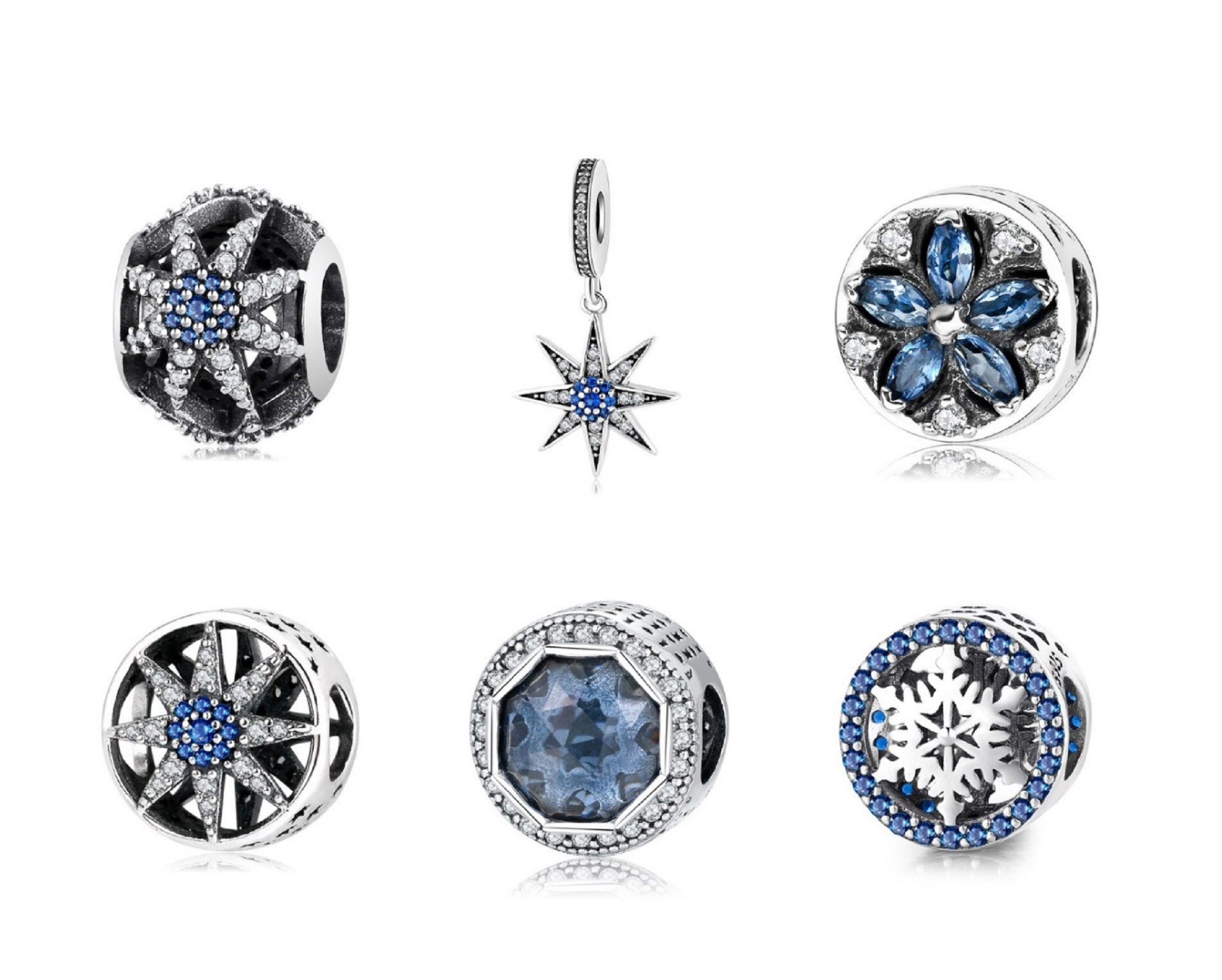 Daisy Flower Pandora Charms Birthstones Charm for Pandora - Etsy UK