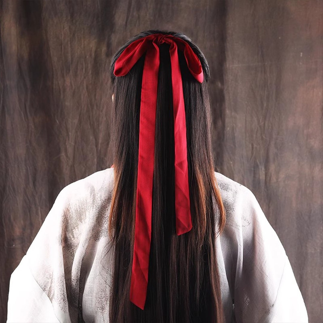 Various Colors of Hanfu Hair Band, Vintage Elegant Hair Ribbons, Women ...