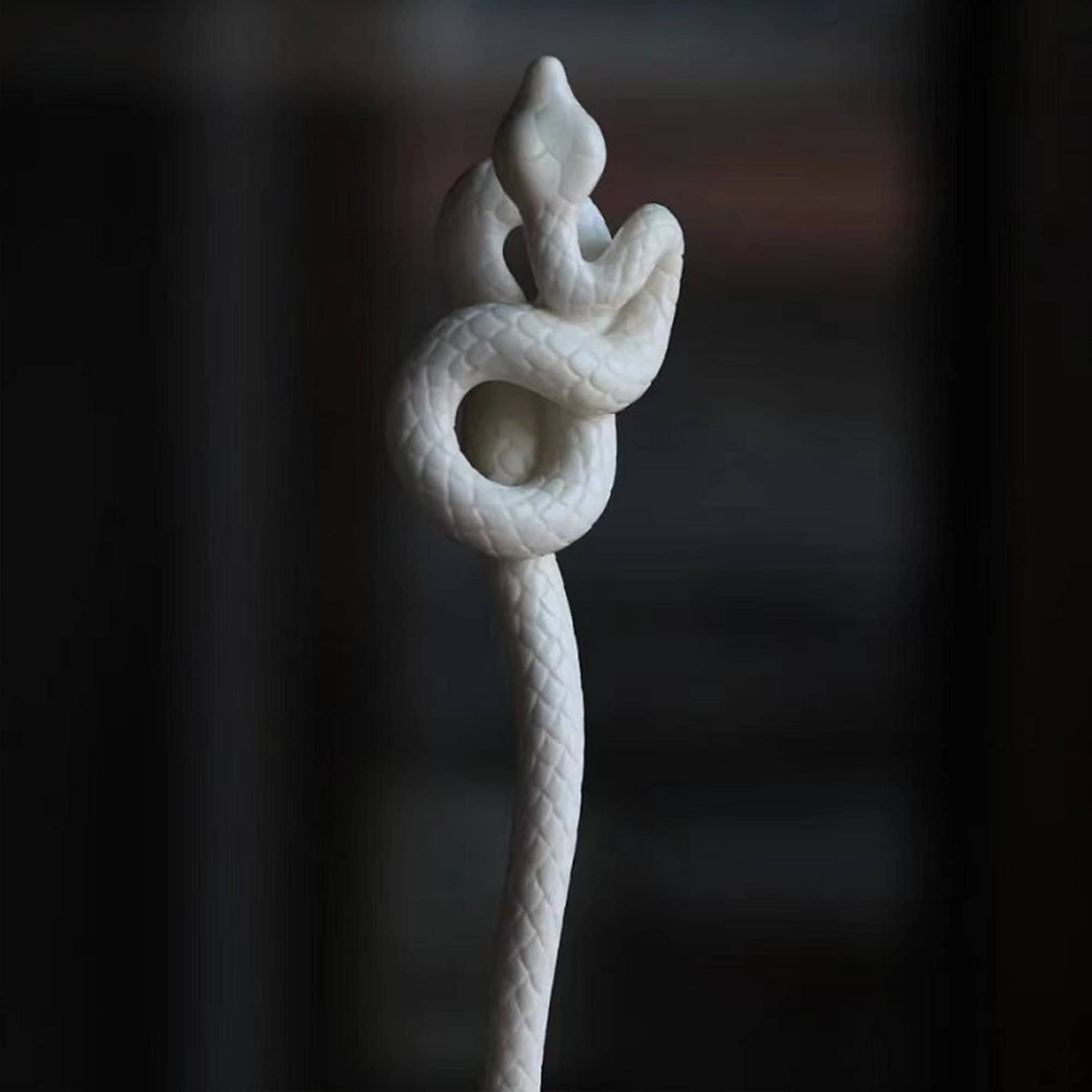 White Snake Hairpin Simple Hairpin Retro Hairpin Hanfu - Etsy