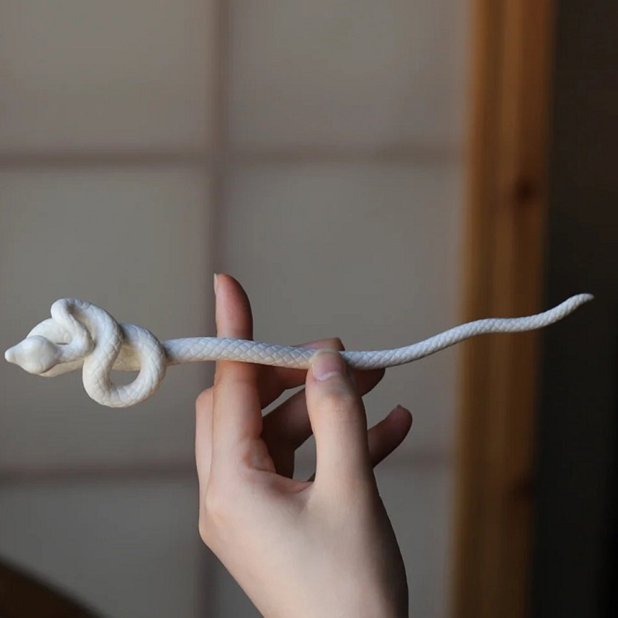 White Snake Hairpin Simple Hairpin Retro Hairpin Hanfu - Etsy