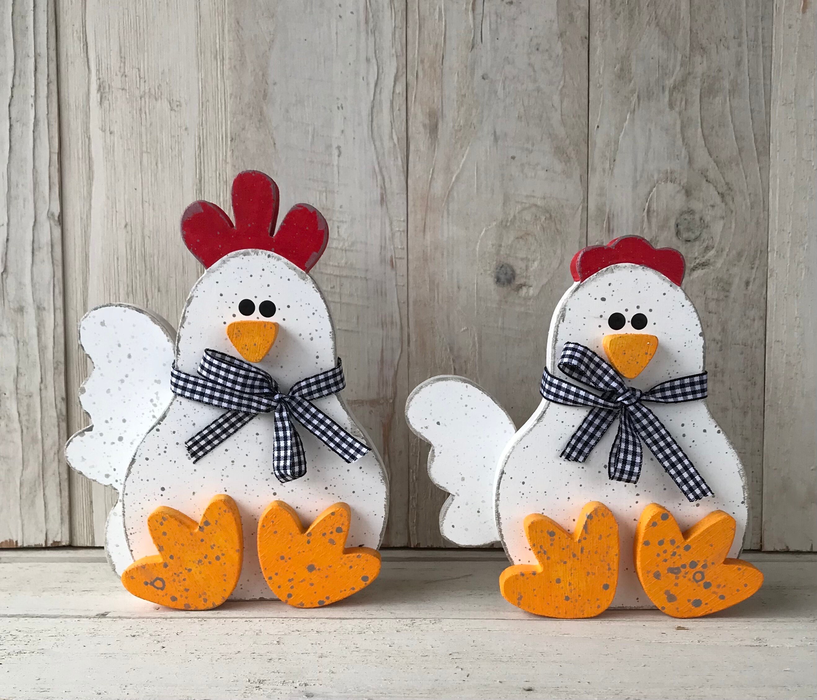 Rooster Decor, Chicken Decor, Farmhouse Chicken, Farmhouse Rooster ...