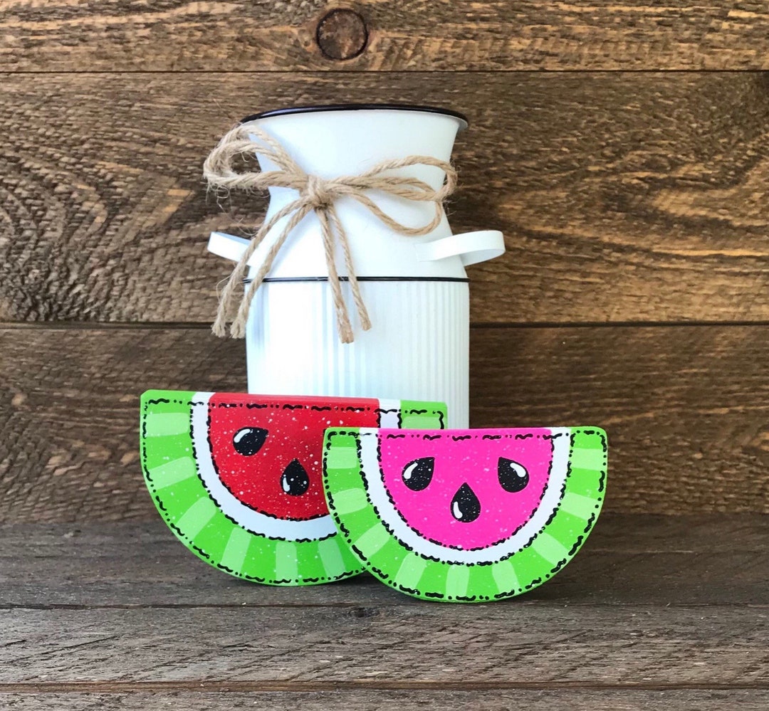 Watermelon Decor, Watermelon Tiered Tray, Wooden Watermelon, Summer ...