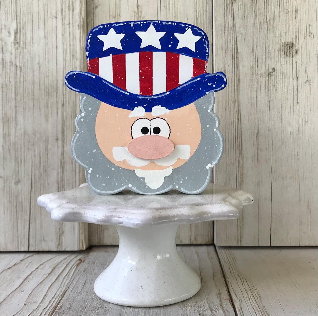 Uncle Sam Decor, Patriotic Decor, Mini Decor, USA - Etsy