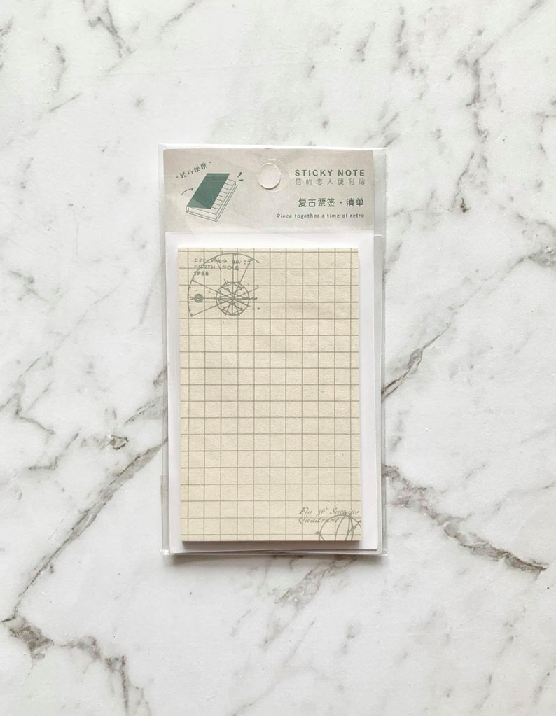 Vintage-themed Sticky Notes - Etsy Australia