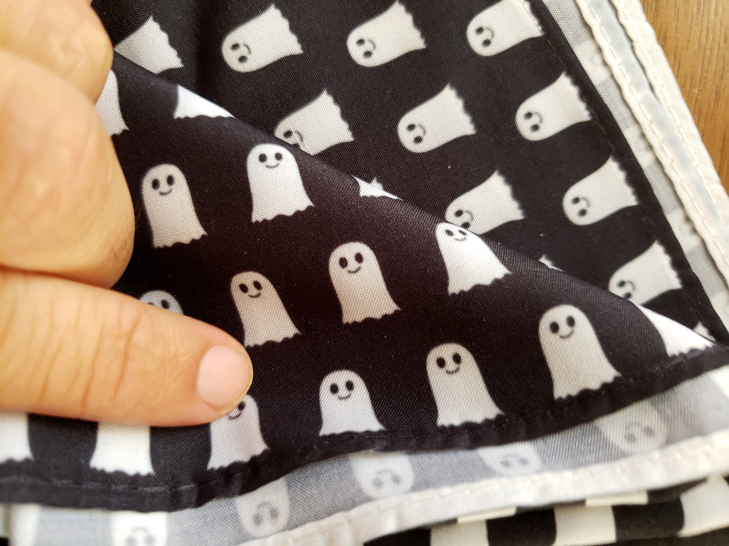 Happy Ghost Bandana Fun Ghost Design 24in X 24in Happy Ghost ...