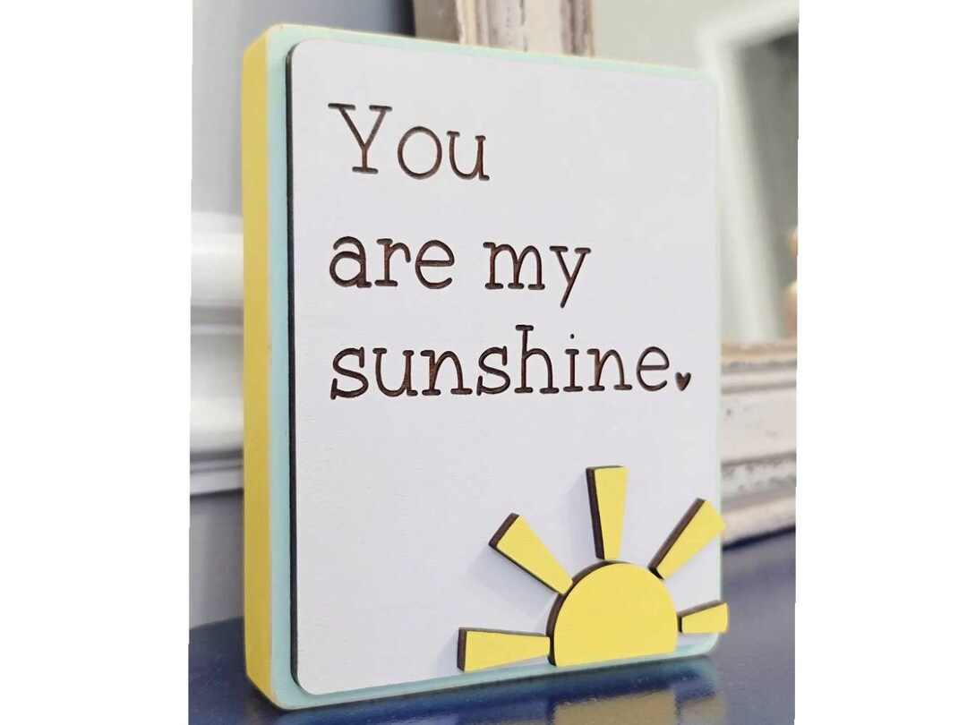 You Are My Sunshine Sign Mini Sign Modern Nursery Nursery Sign Sunshine ...