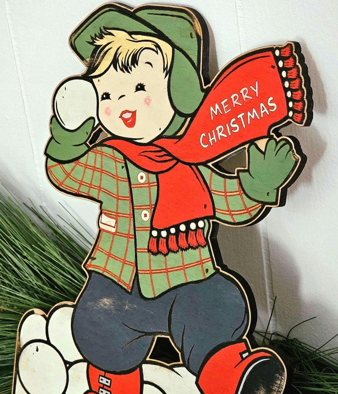 Vintage Style Christmas Sign - Coffee Bar Christmas Decor - Farmhouse ...
