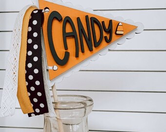Candy Corn Flag - Etsy