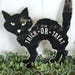 Vintage Halloween Black Cat Sign: Spooky Retro Fall Decor - Etsy