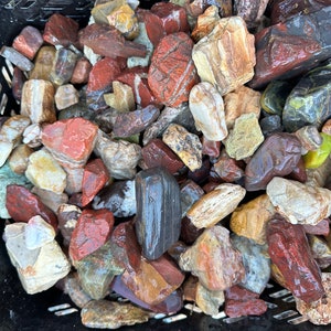 1lb Rough Variety Packs. 1lb of Arizona Agates, Jaspers, Quartz ...