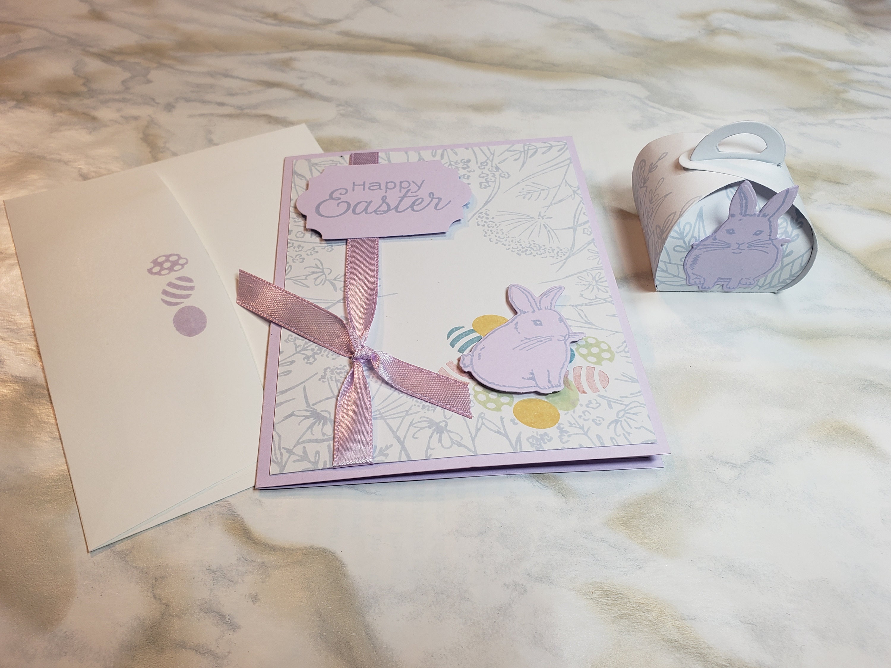 Handmade Easter Cards With Matching Mini Gift Boxes Pastel Set - Etsy