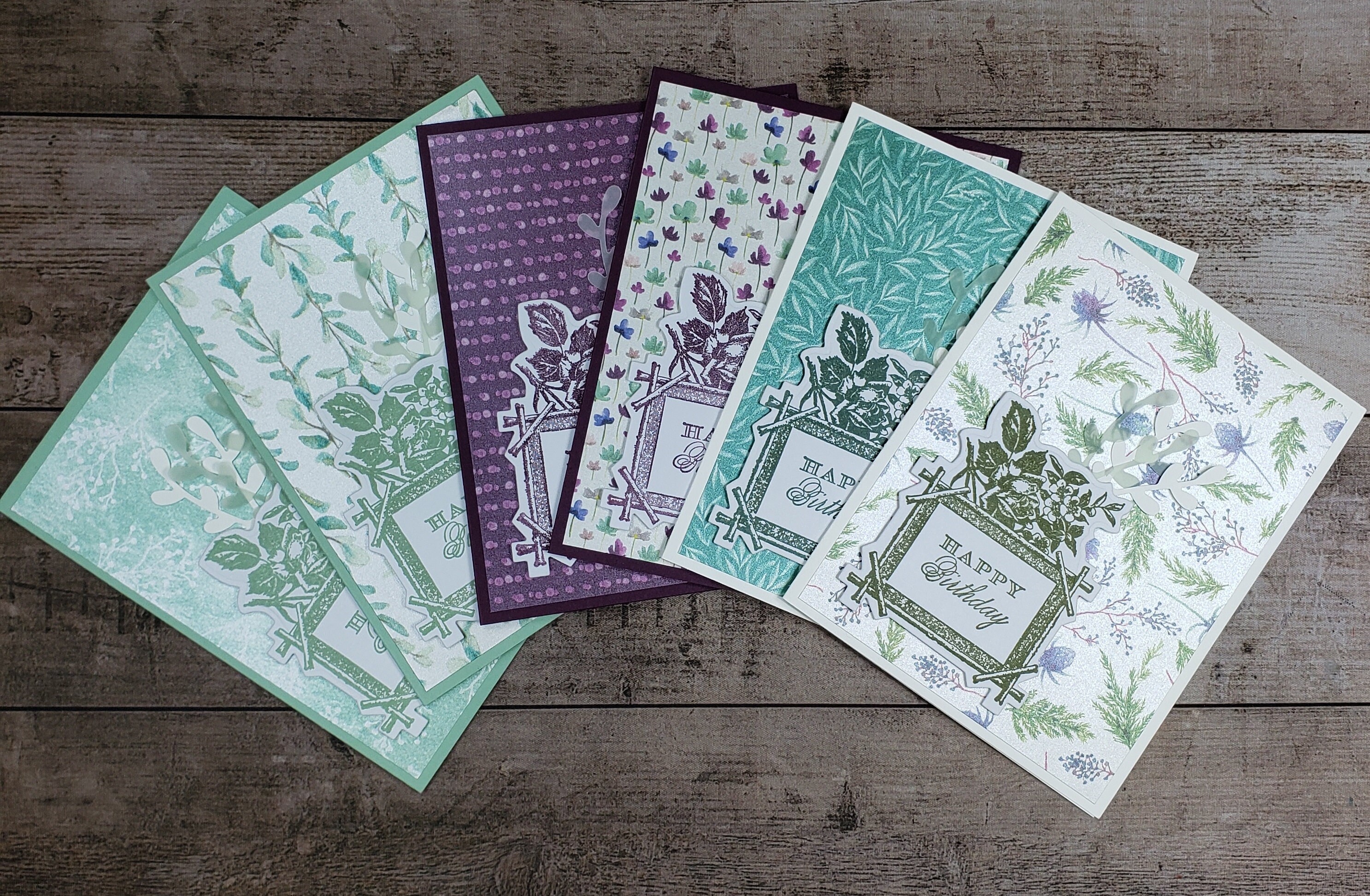 Handmade Birthday Card Assortment Set of 6 - Etsy Australia