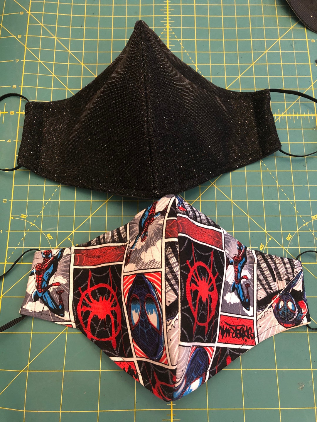 Face Mask With Nose Clip and Adjustable Ear Elastics - Etsy