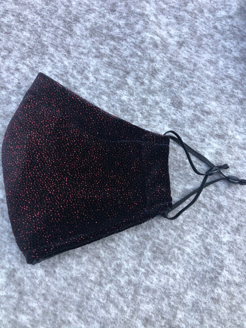 Face Mask With Nose Clip and Adjustable Ear Elastics - Etsy