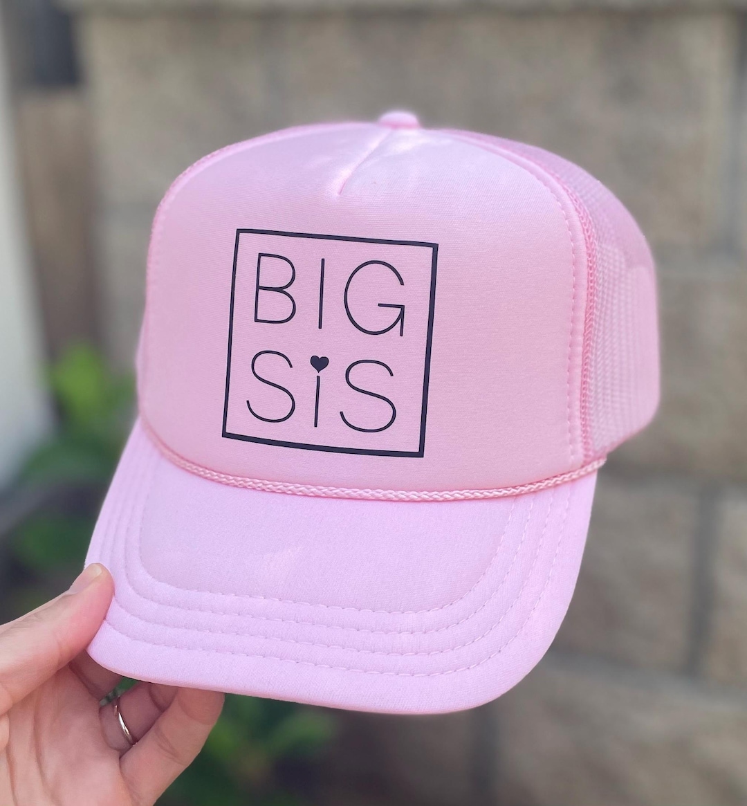 BIG SIS Adult/youth/kid/baby Trucker Hat - Etsy