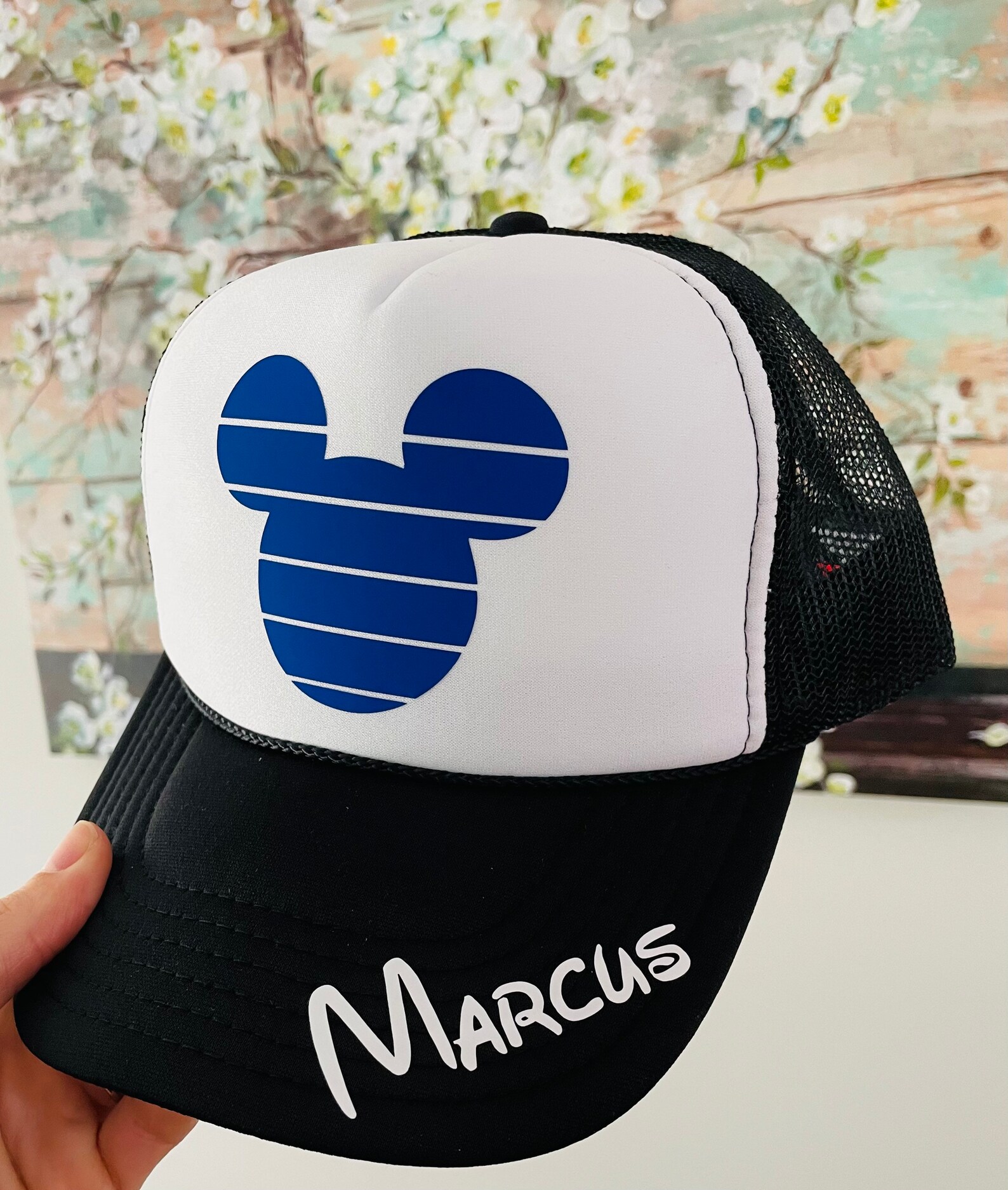 Customized Mickey Mouse Adult/youth/kid/baby Trucker Hat - Etsy