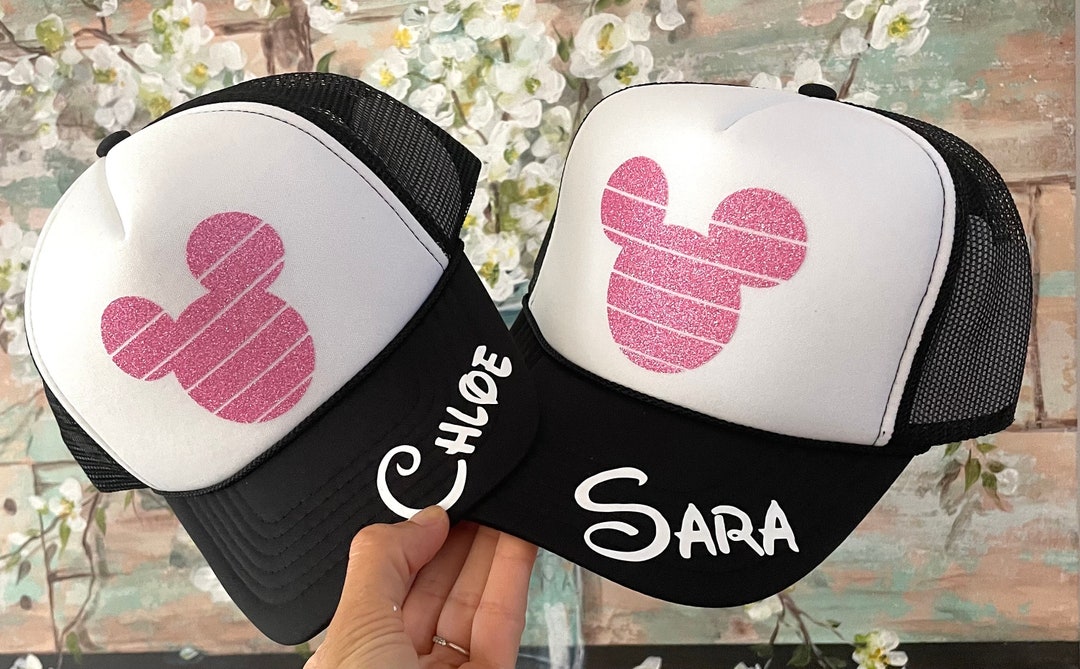 Customized Mickey Mouse Trucker Hat, Disney Family Trucker Hat, ALL ...