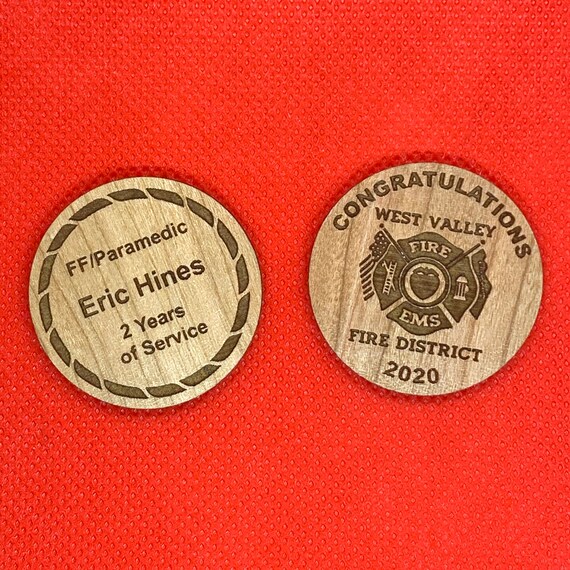 Custom Wooden Challenge Coins - Etsy