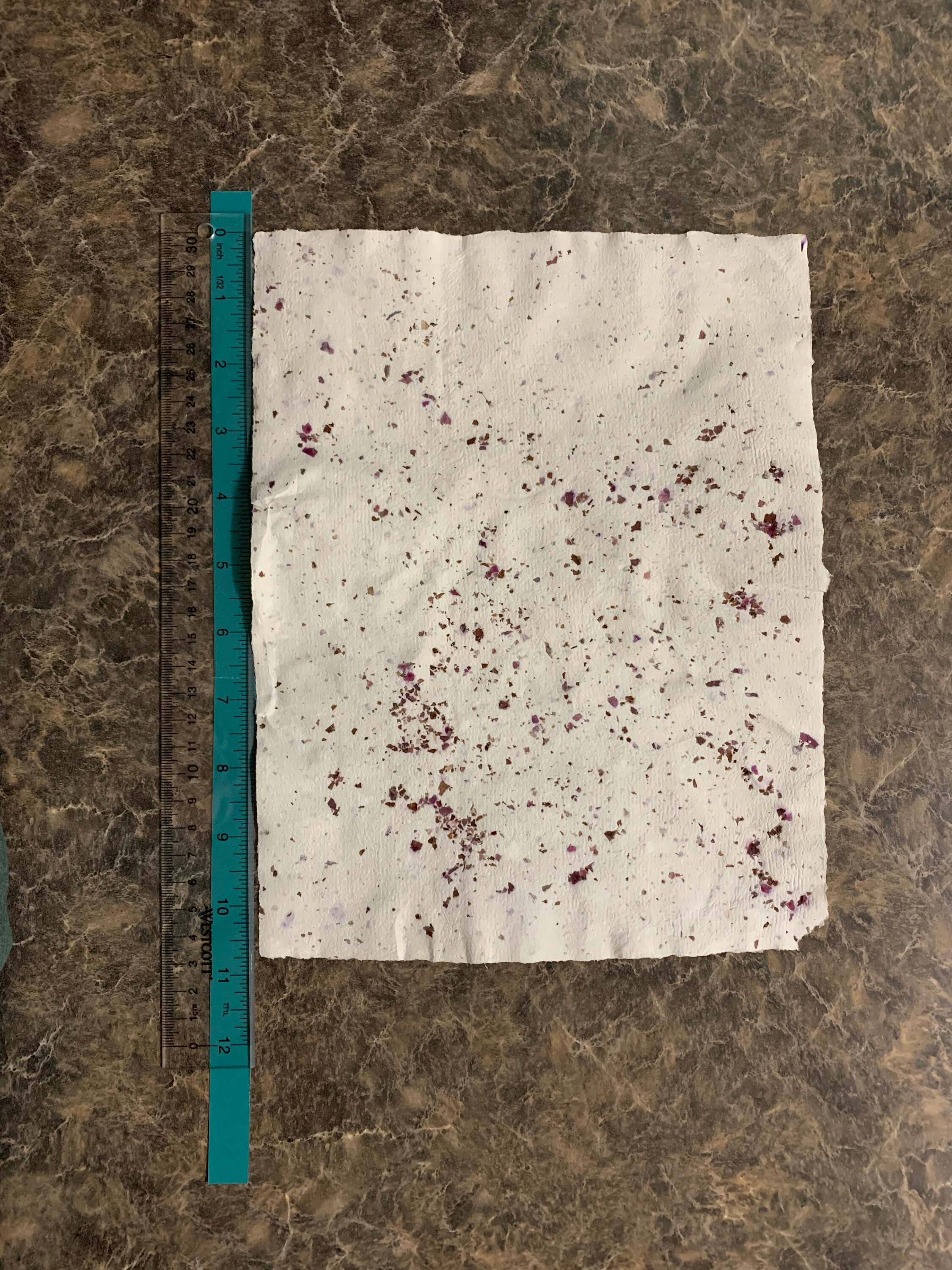 Handmade Dried Rose Petal Paper - Etsy