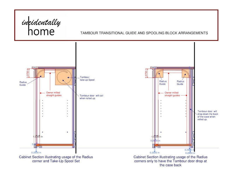 DYI 90 Degree Tambour Door Guide - Etsy
