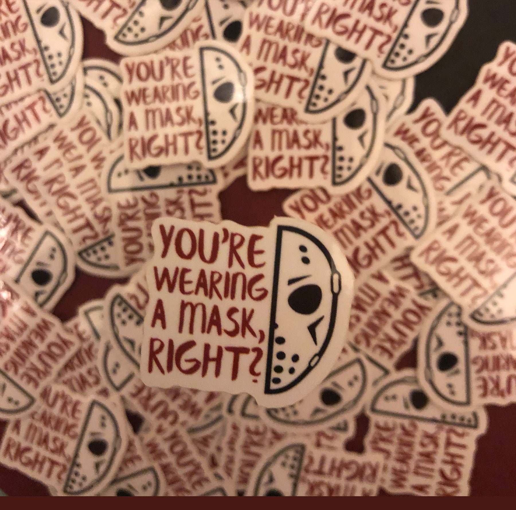 Jason Mask Sticker