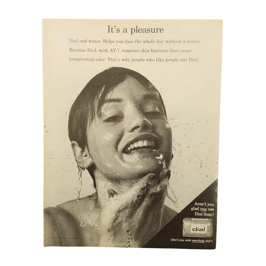 1963 Dial Soap Vintage Print Ad Its A Pleasure Help The Whole Day