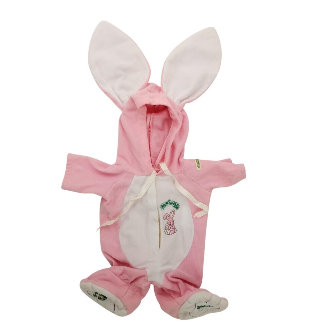 Cabbage Patch Kids Pink Bunny Rabbit Costume Outfit 1984 Pajamas ...