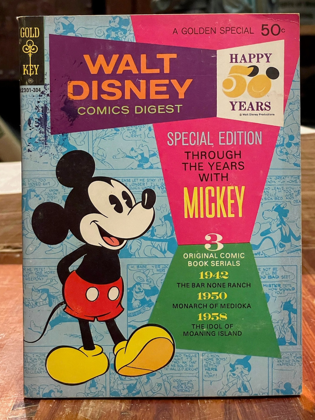 50th Anniversary Disney Comics Digest 40 1973 Vintage - Etsy