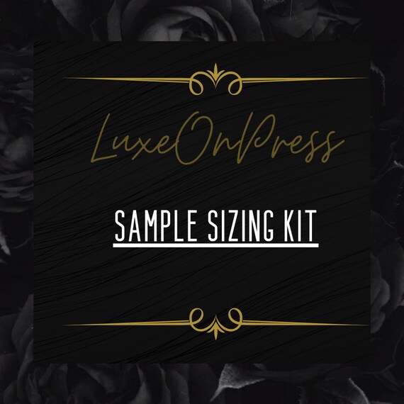 SAMPLE SIZING KIT | Etsy