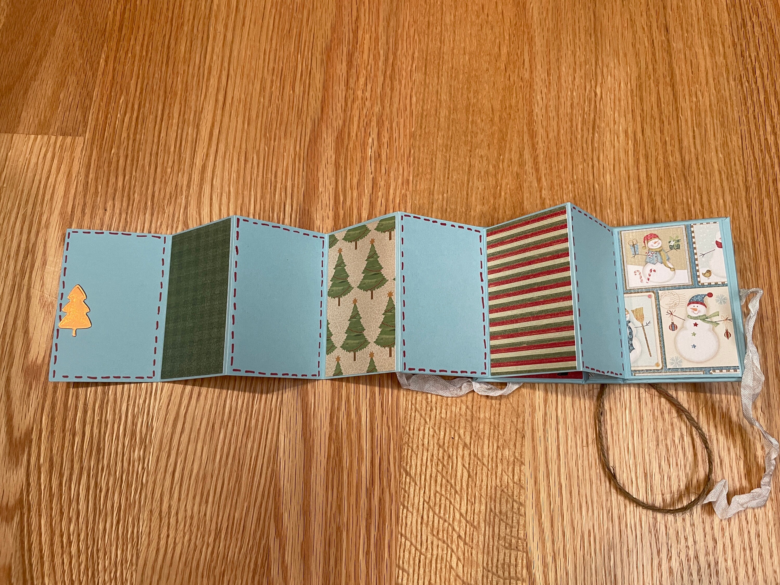 Snowman Micro Mini Album Ornament - Etsy