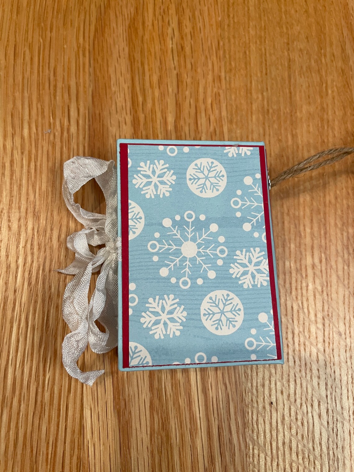 Snowman Micro Mini Album Ornament - Etsy