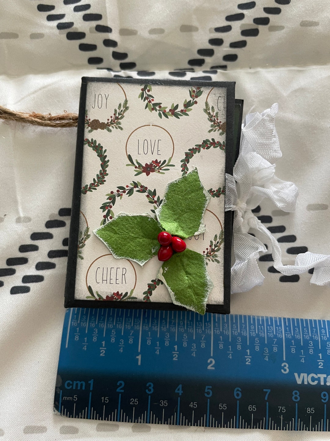 Wreath Micro Mini Album Ornament - Etsy