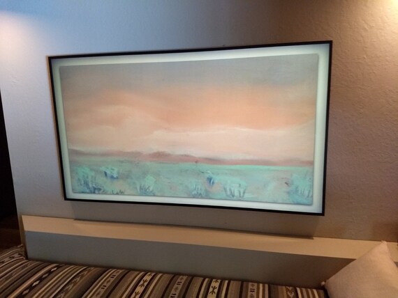 The Frame TV Digital Downloadfrom an Original Pastel | Etsy