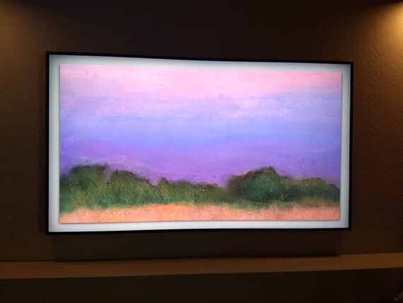 The Frame TV Digital Downloadfrom an Original Pastel | Etsy