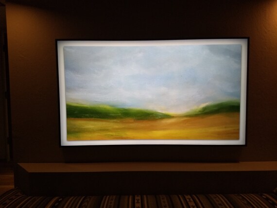 The Frame TV Digital Downloadfrom an Original Pastel | Etsy