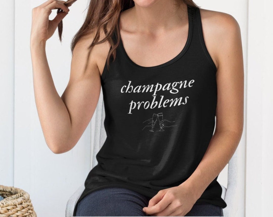 Champagne Problems Tank, Tank Top for Women, Swiftie Tank, Racerback ...