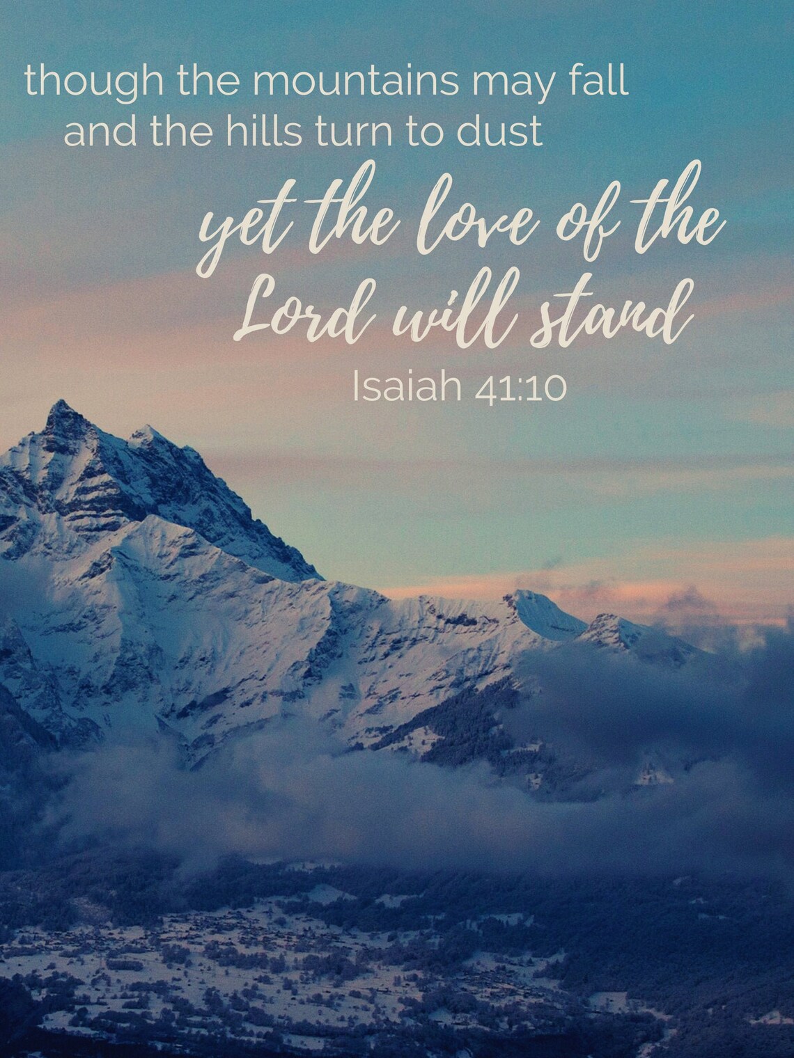 Isaiah 41:10 Bible Scripture Printable Download - Etsy