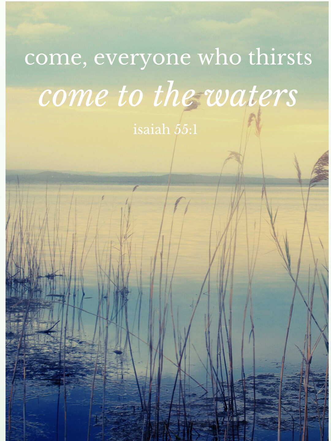 Isaiah 55:1 Bible Scripture Printable Download - Etsy