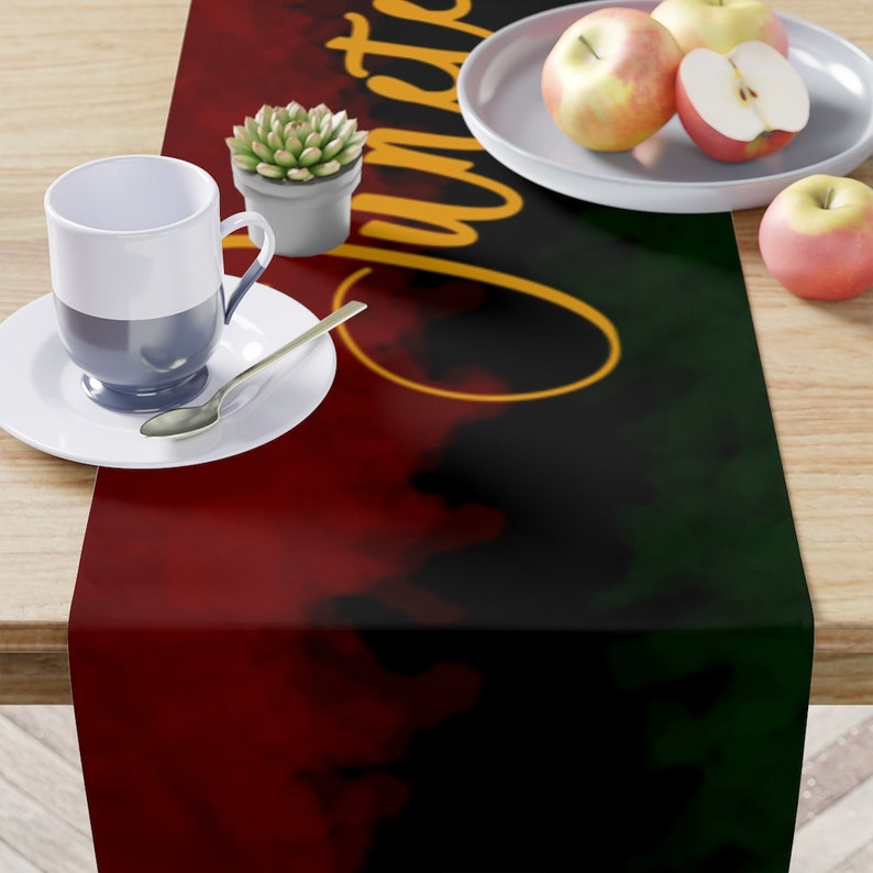 Juneteenth Table Runner Juneteenth Party Table Runner - Etsy