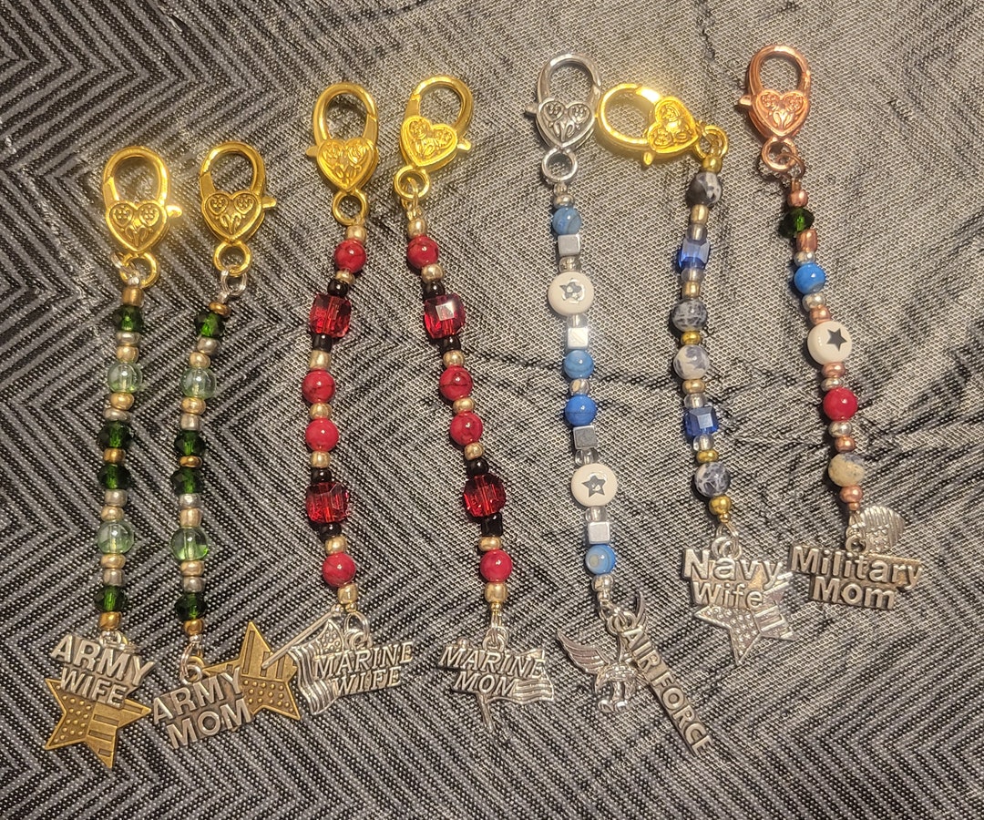 Armed Forces Scissor Fobs, Army, Navy, Air Force, Marine Mom/wife - Etsy