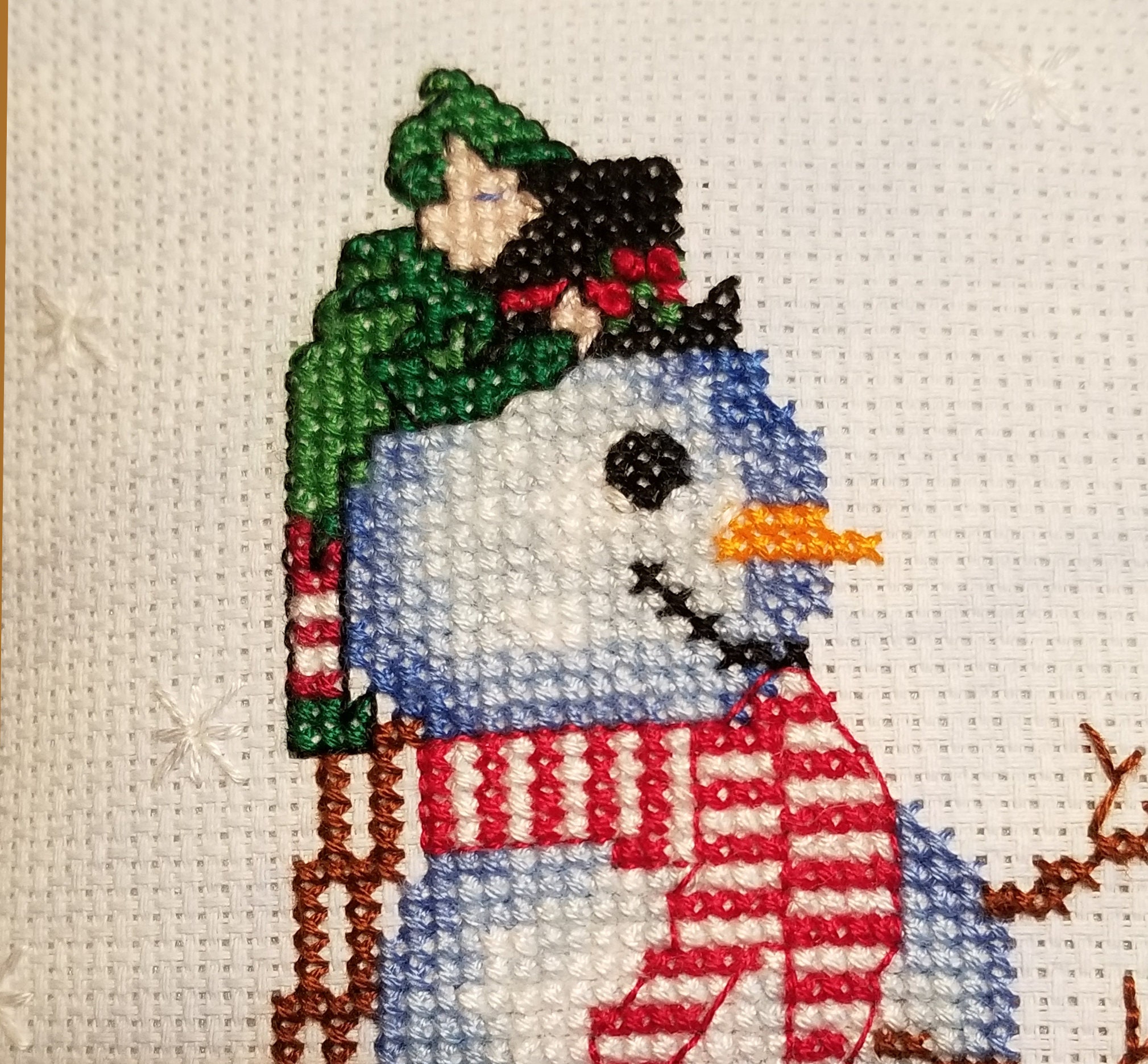 Making Frosty Cross Stitch Pattern - Etsy